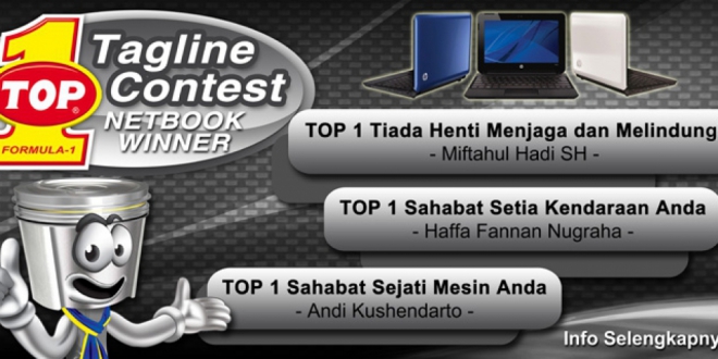 Pemenang TOP 1 Tagline Contest