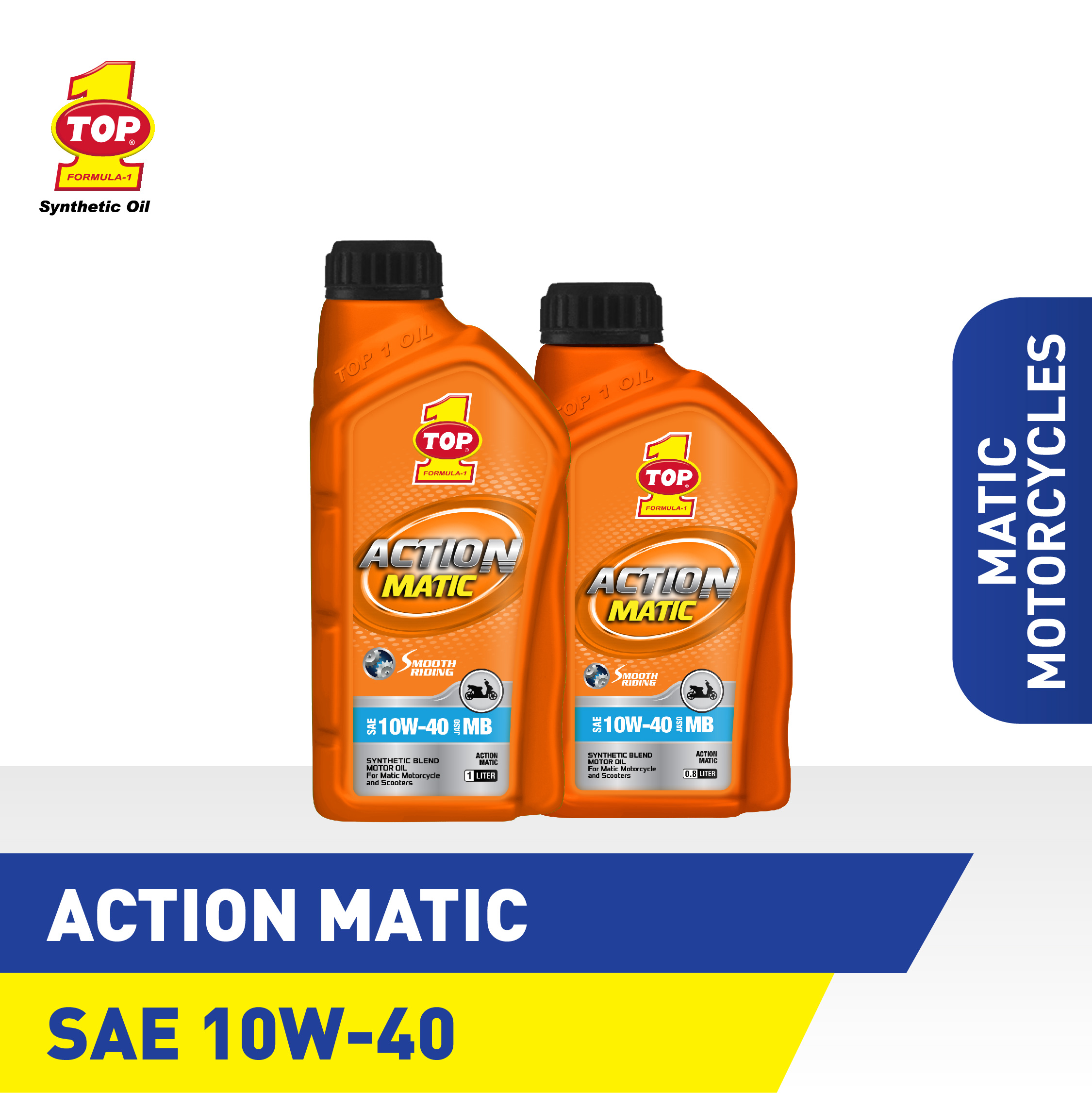 TOP 1 ACTION MATIC SAE 10W-40 | Oli Top 1