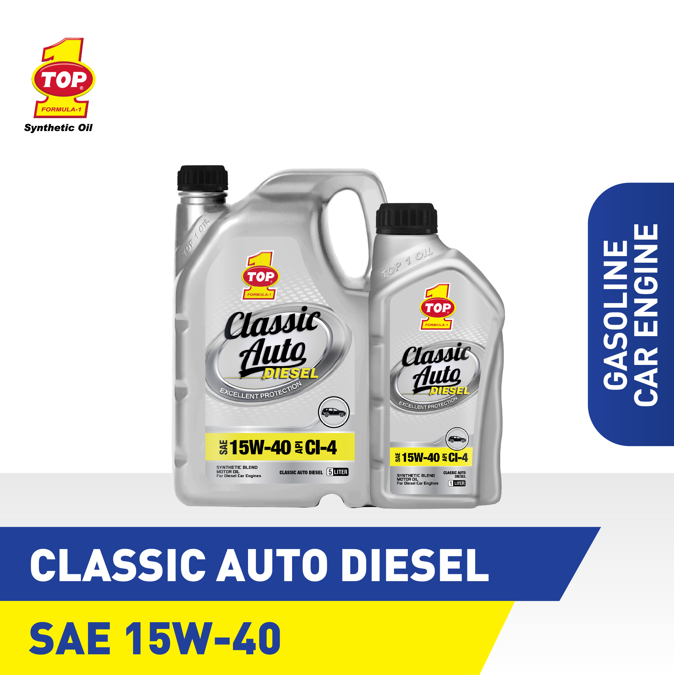 TOP 1 CLASSIC AUTO DIESEL SAE 15W-40 | Oli Top 1